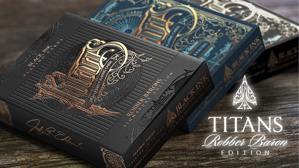 TITANS Robber Baron Edition Playing Cards - Jellop Crowdfunding